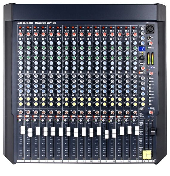 Analogue Mixing Desk for hire - Allen and Heath MixWiz 16 for rent